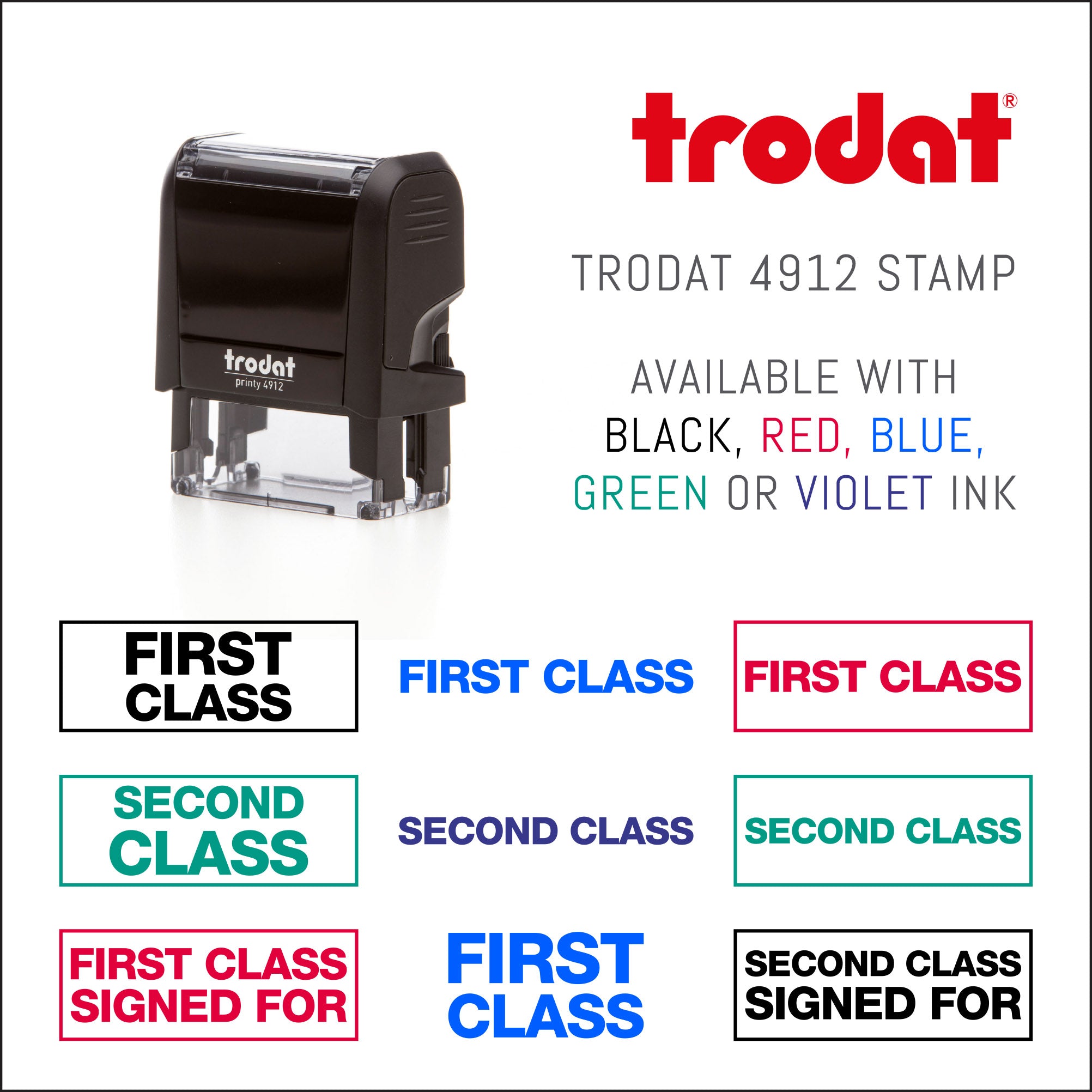 First - Second Class Mail - Signed For Stamps – Stamp Ninja