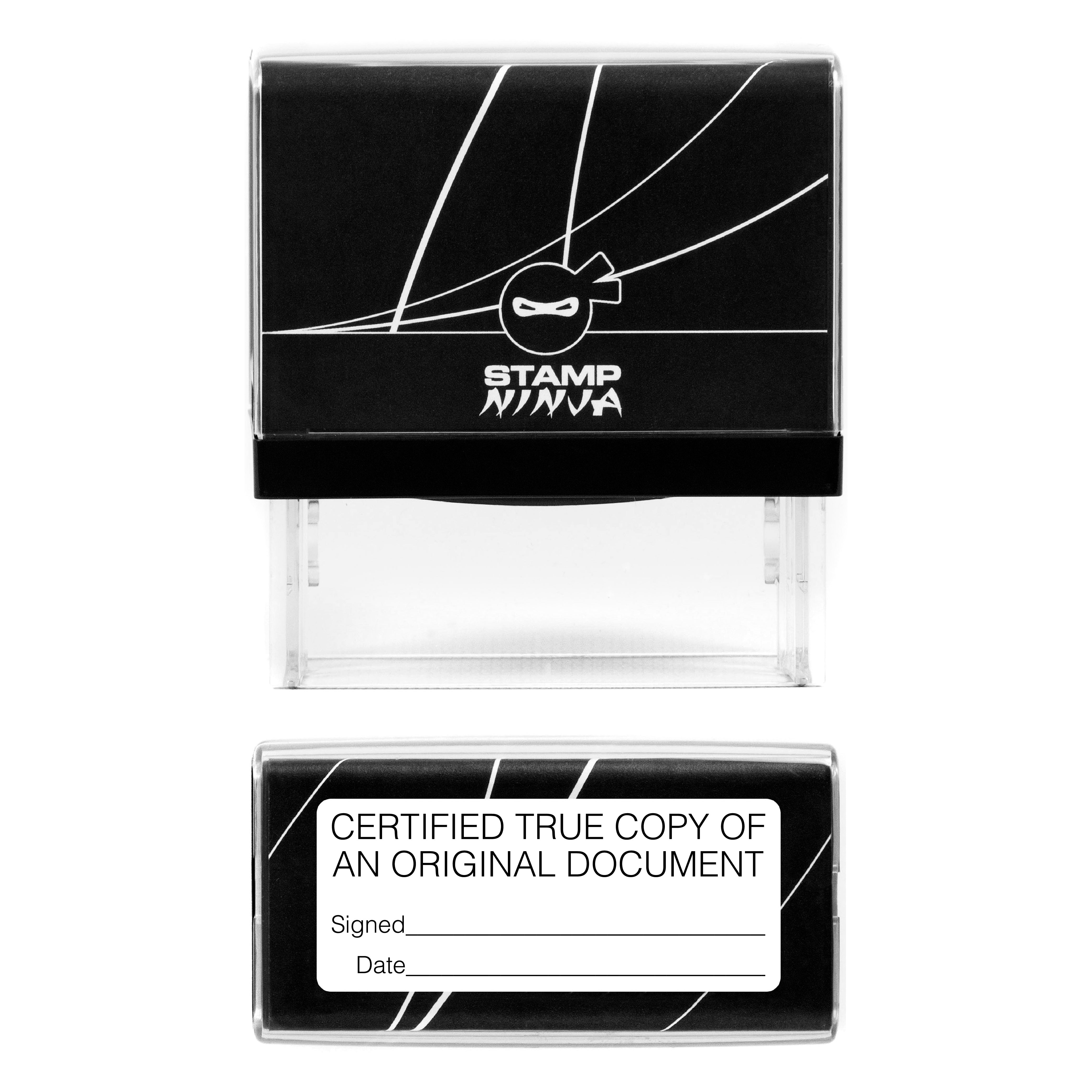 Certified True Copy of an Original Document Stamp – Stamp Ninja